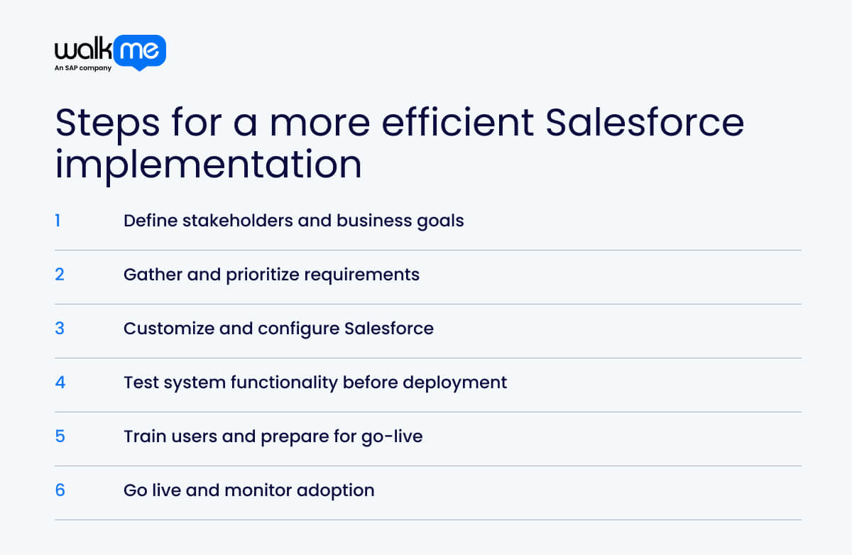 Salesforce Implementation: Types, Steps, Best Practice