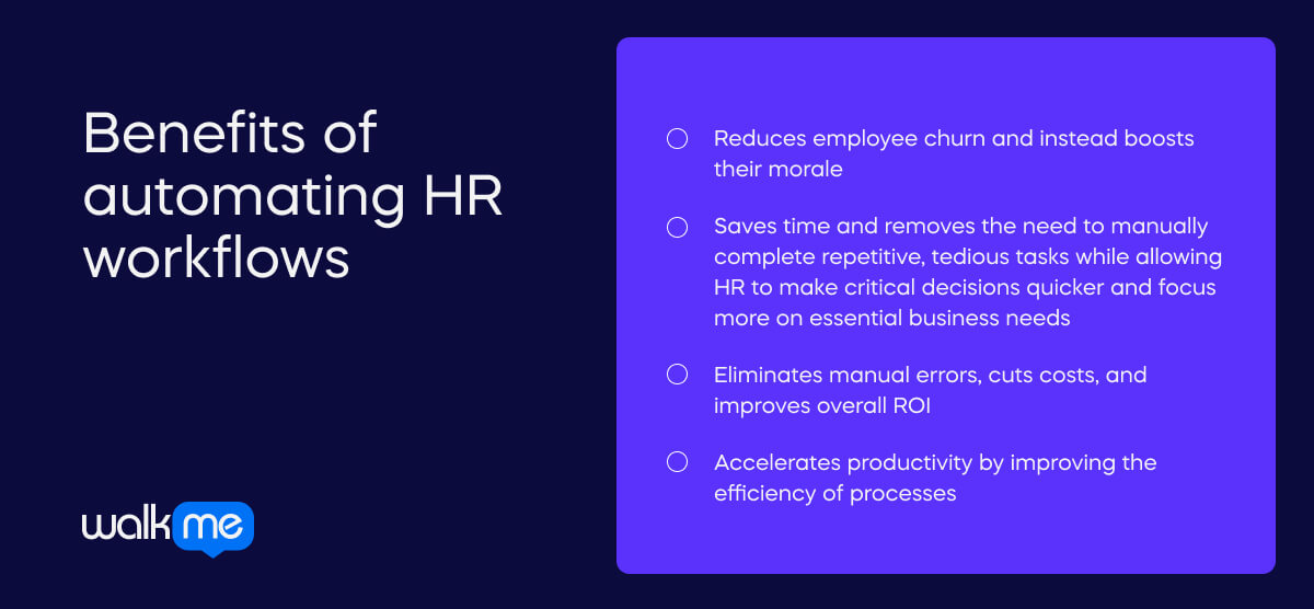 Automating HR Workflows: benefits, examples, and use cases