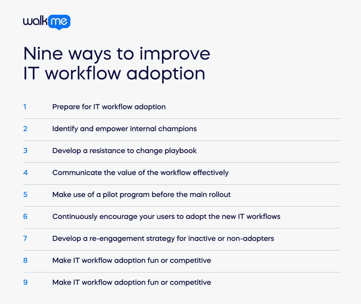 9 ways to improve IT workflow adoption