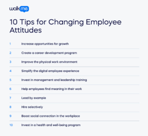 10 Tips for Changing Employee Attitudes and Behavior