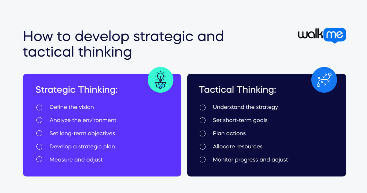 The Power of Tactical Vs. Strategic Thinking