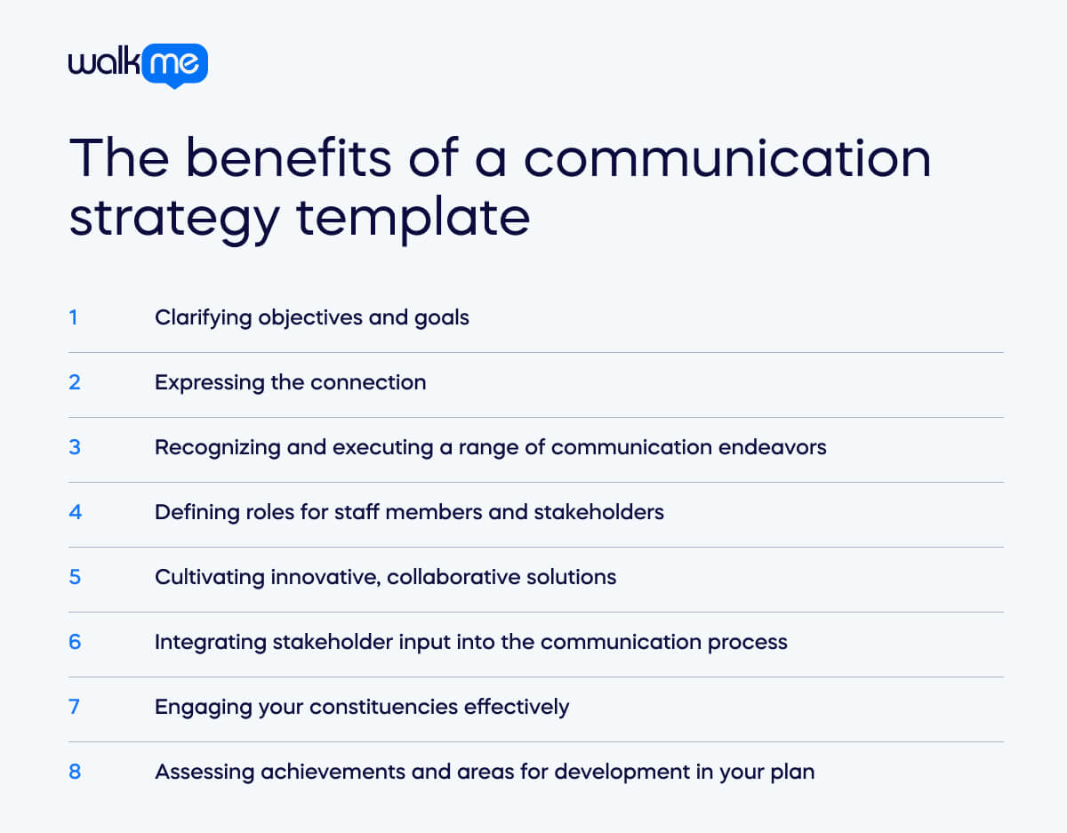 8 Easy Steps to a Powerful Communication Strategy Template