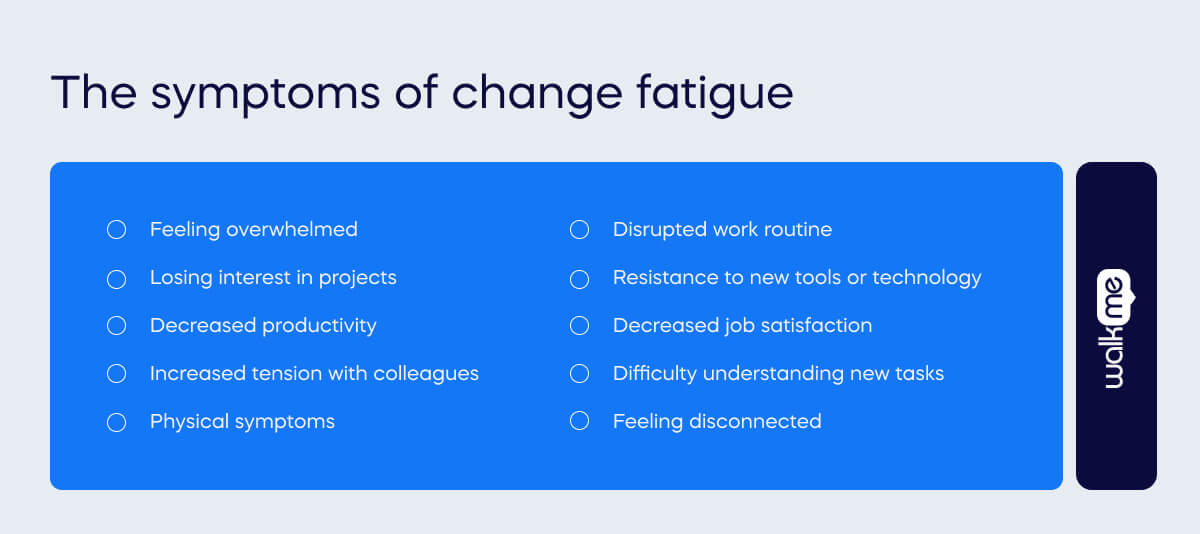 How To Recognize Change Fatigue Symptoms