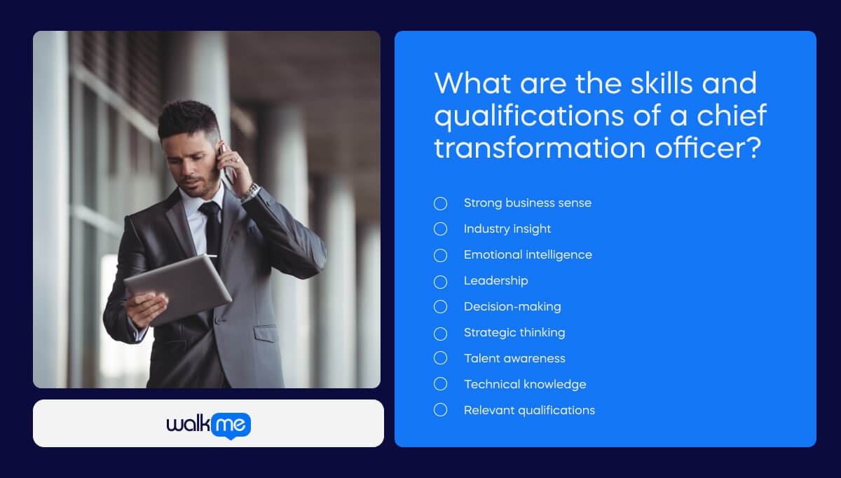 The role of a chief transformation officer and why you need one