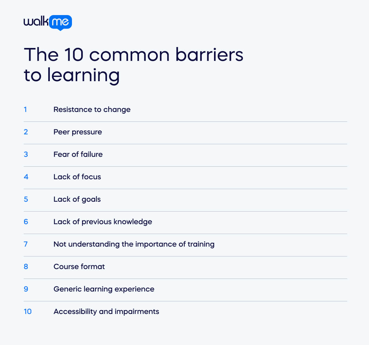 10 barriers to learning: What they are and how to conquer them