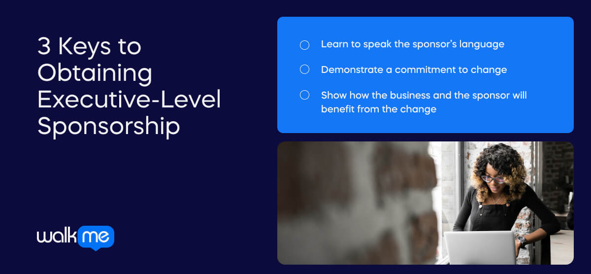 What Change Management Sponsorship Is and How to Get It