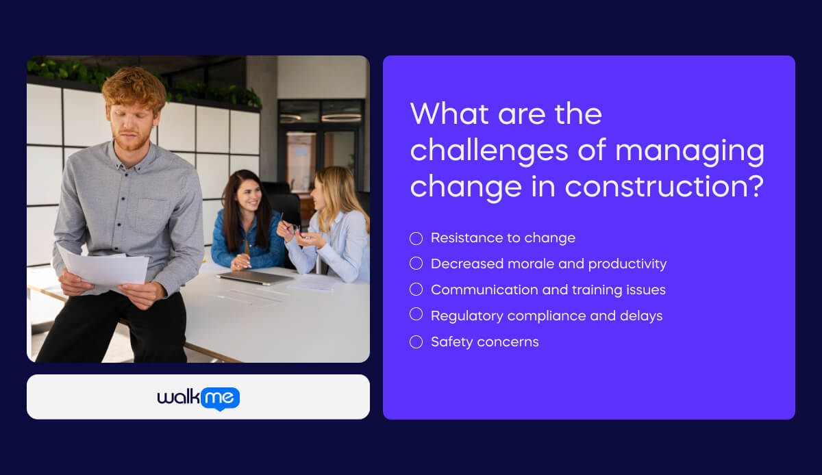 The role of change management in construction