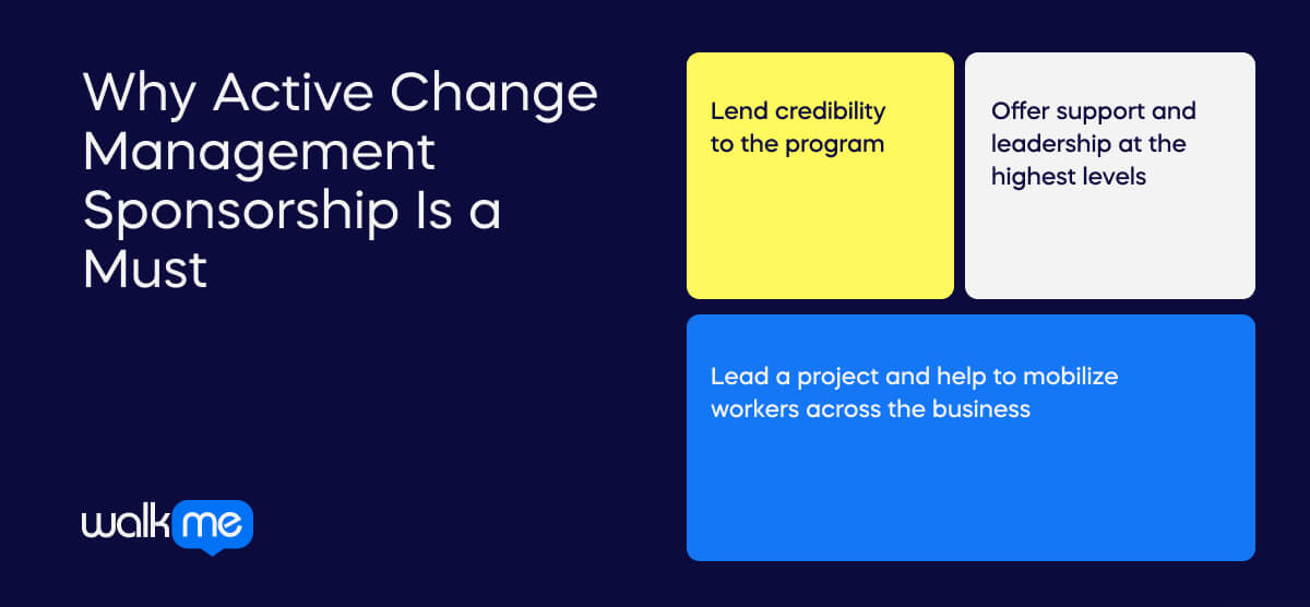 What Change Management Sponsorship Is and How to Get It