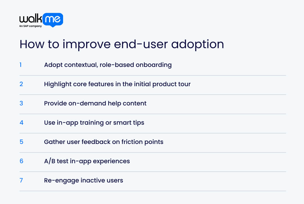 How to Improve End-User Adoption + Measurement Best Practice