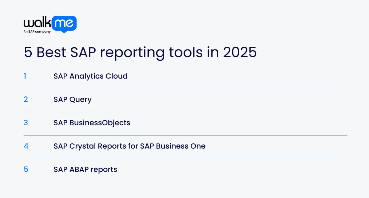 5 Best SAP Reporting Tools in 2025