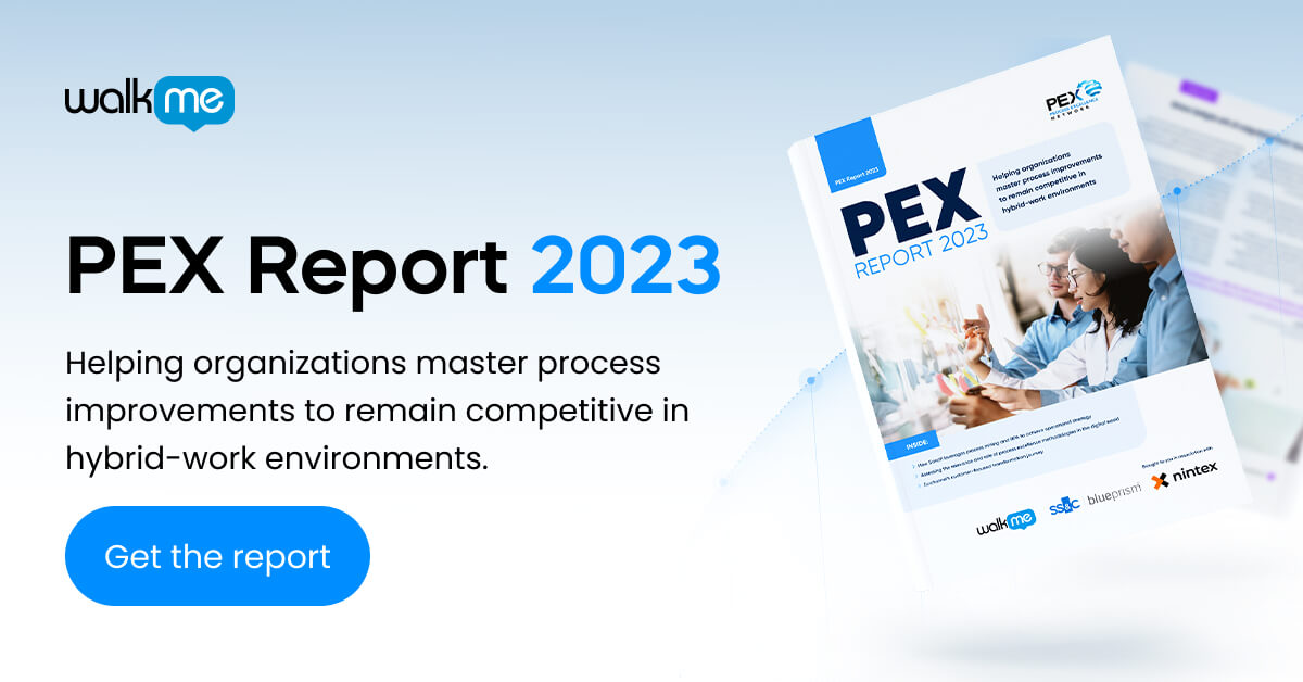 PEX Report 2023 - helping organizations master process improvements