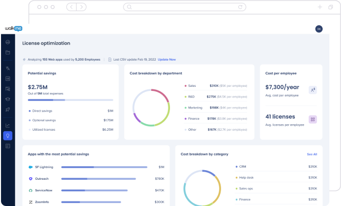 WalkMe's Digital Adoption Platform
