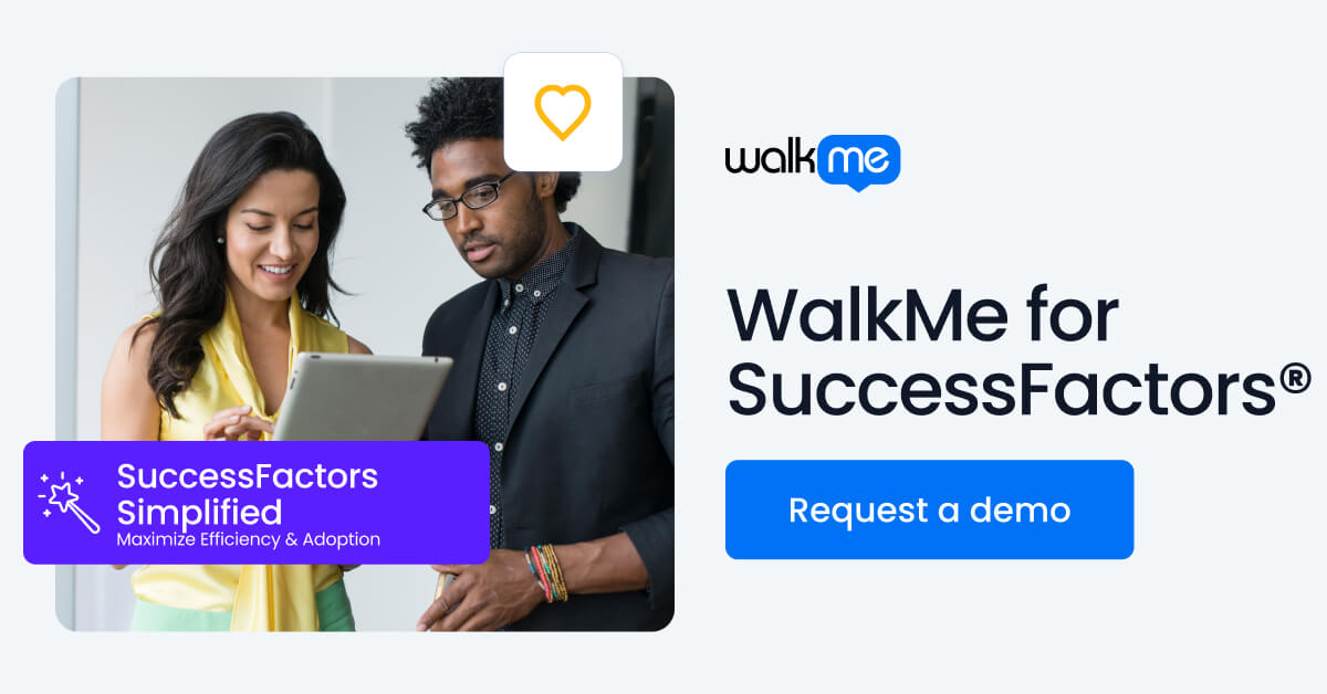 SAP SuccessFactors Training - WalkMe™