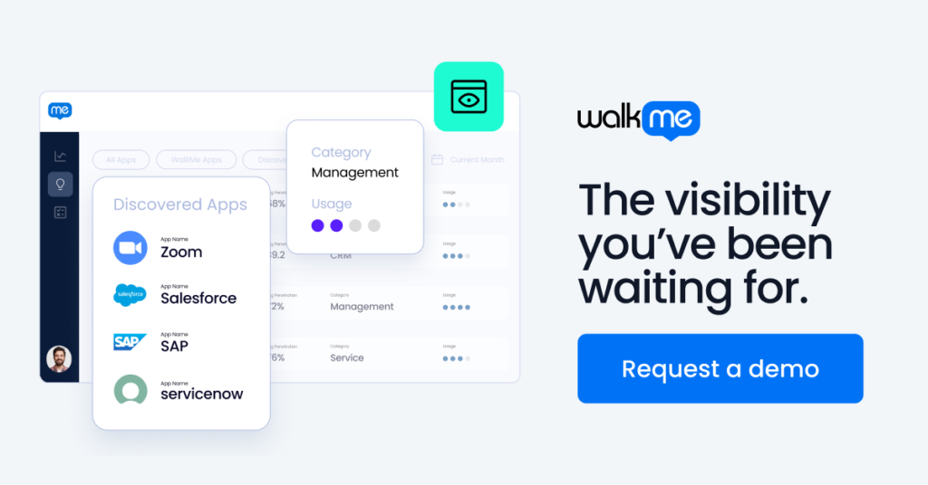 SaaS, Cloud & AI App Discovery & Analytics - WalkMe Discovery