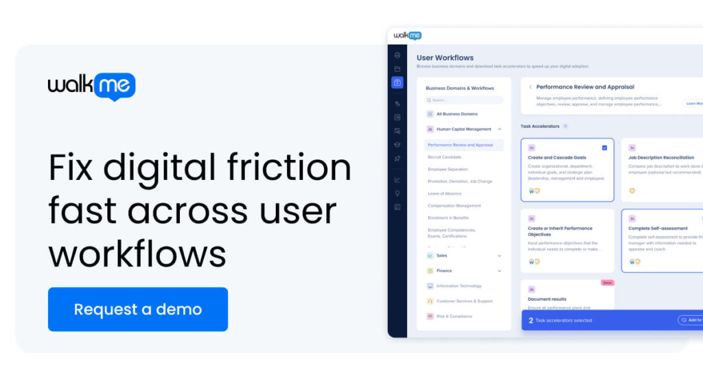 WalkMe Workflows Demo Request